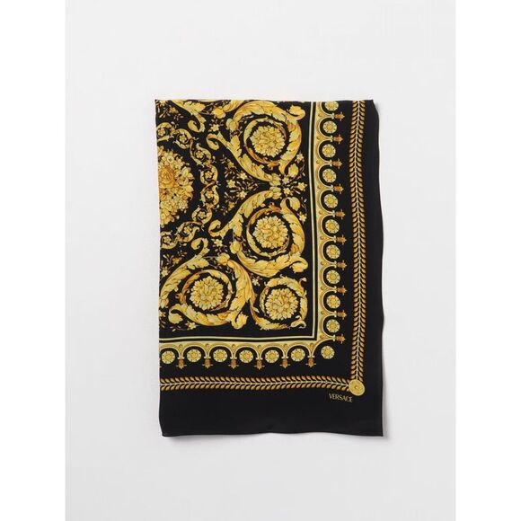 Versace | Accessories | Versace Neck Scarf Woman Black | Poshmark